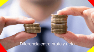Diferencia entre bruto y neto - EMPRESASYPRODUCTOS.COM